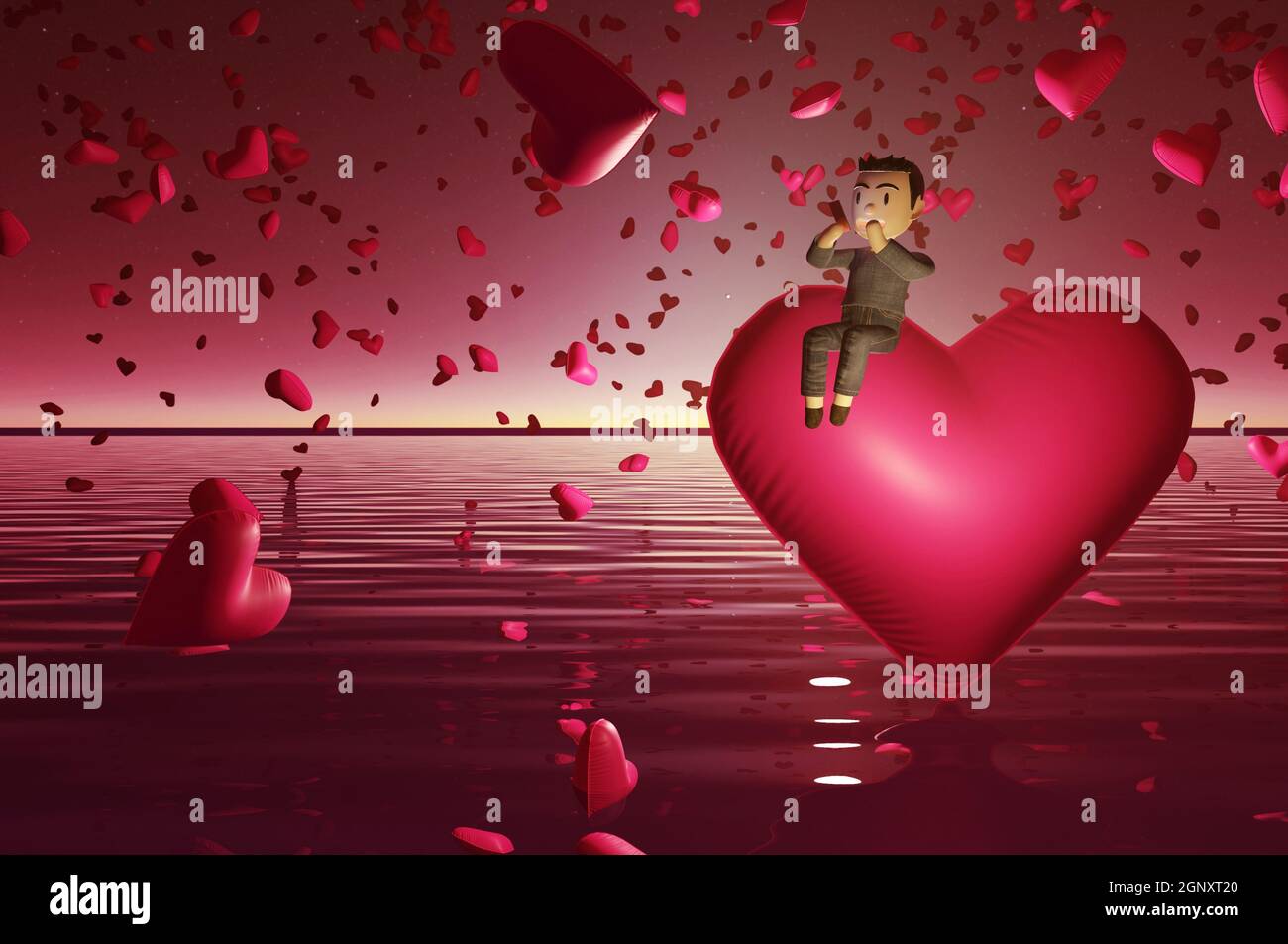 Alone Man In Love