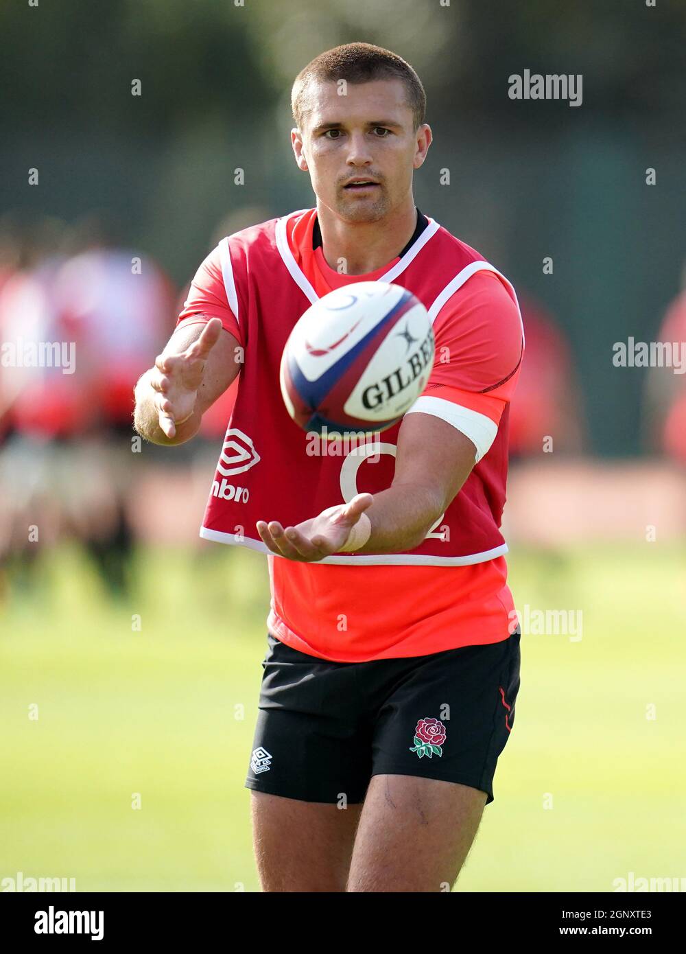 England's Henry Slade during a training session at The Lensbury ...