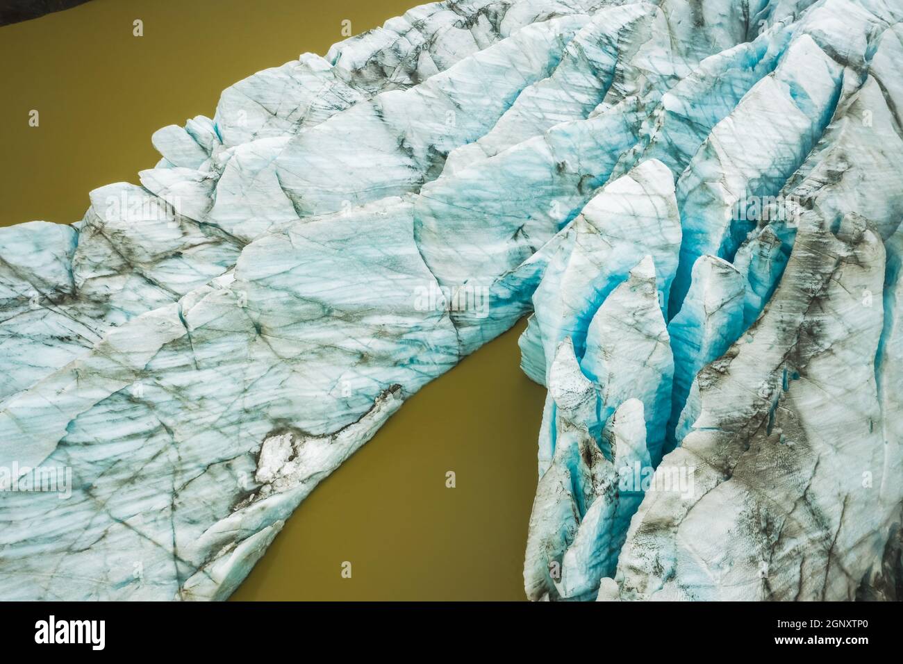 Aerial view icebergs glaciers hi-res stock photography and images - Alamy