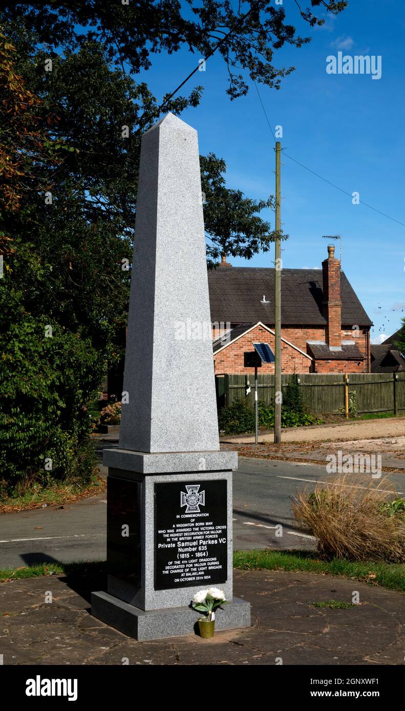 The war memorial, Wigginton, Staffordshire, England, UK Stock Photo - Alamy