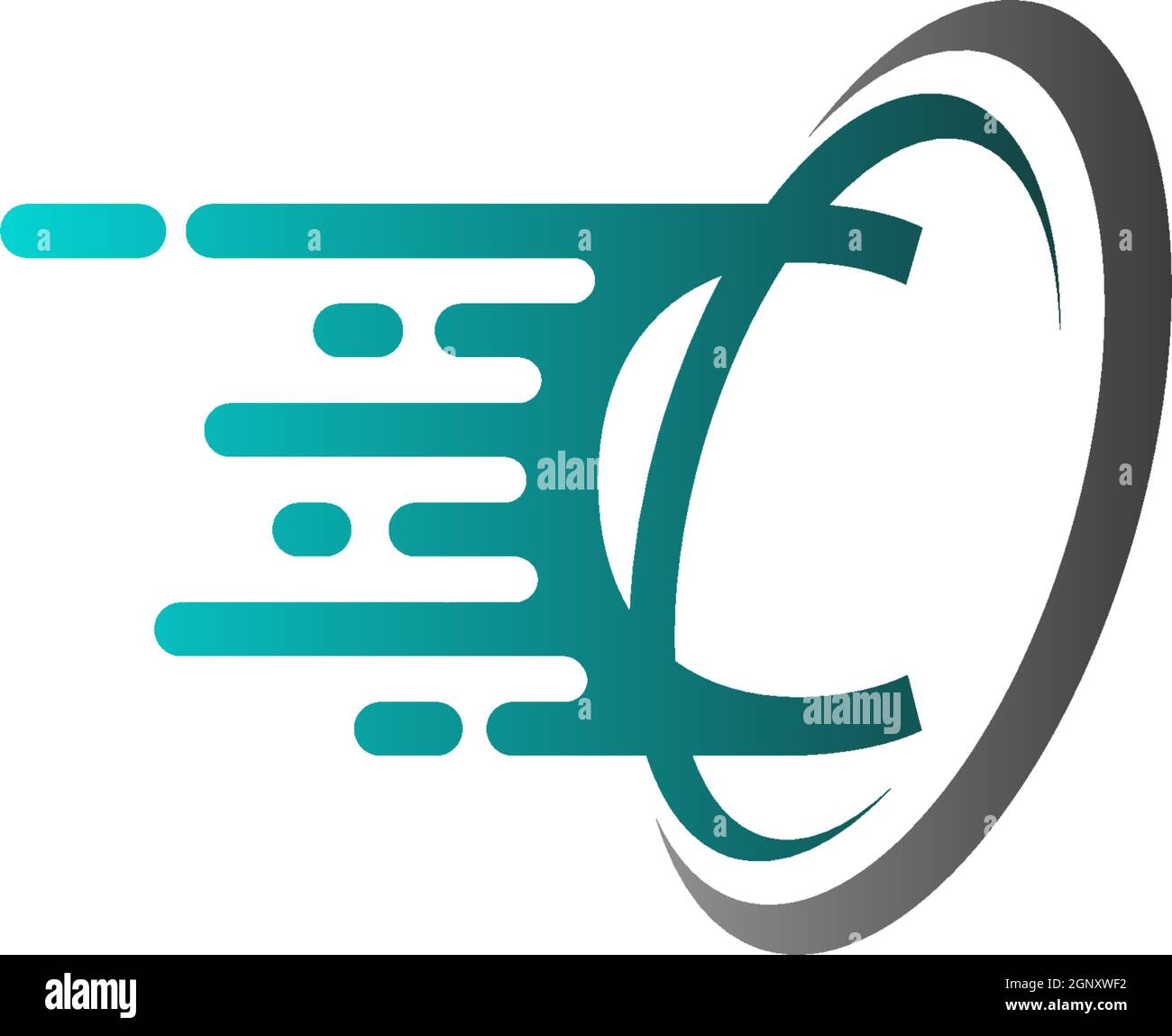 C Letter Speed circle Logo, Concept Letter C + Icon Speed + circle ...