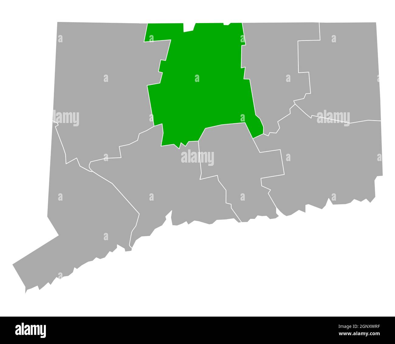 Hartford county map hi-res stock photography and images - Alamy