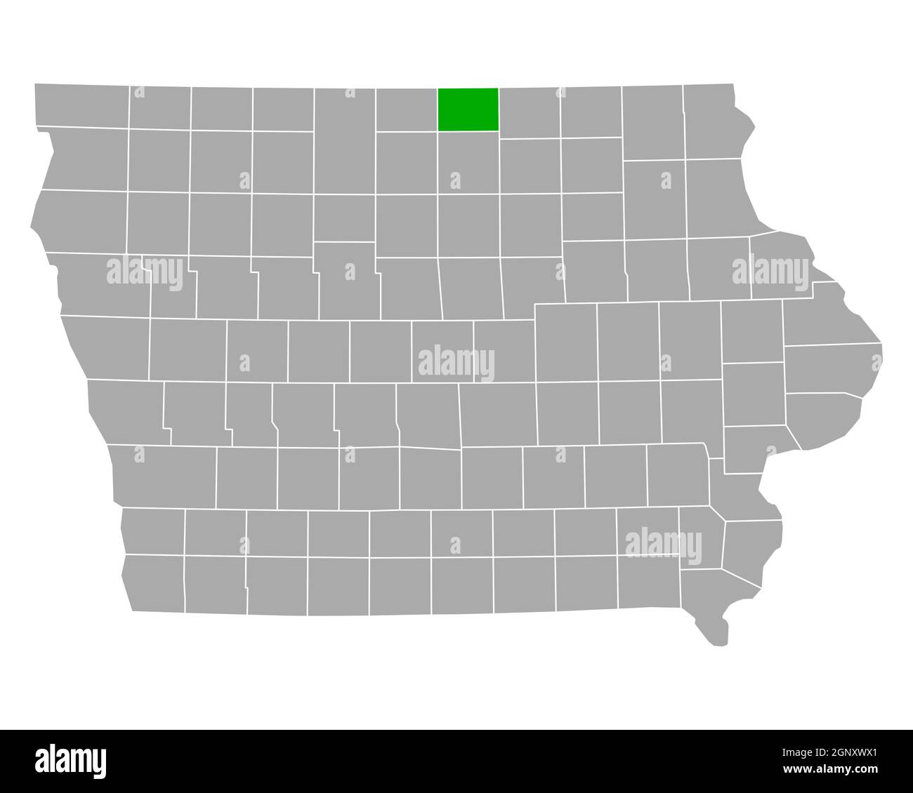 Worth county map hi-res stock photography and images - Alamy