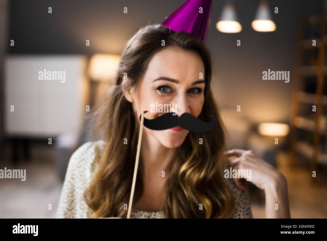 Virtual Online Birthday Party Video Conference Chat Stock Photo - Alamy