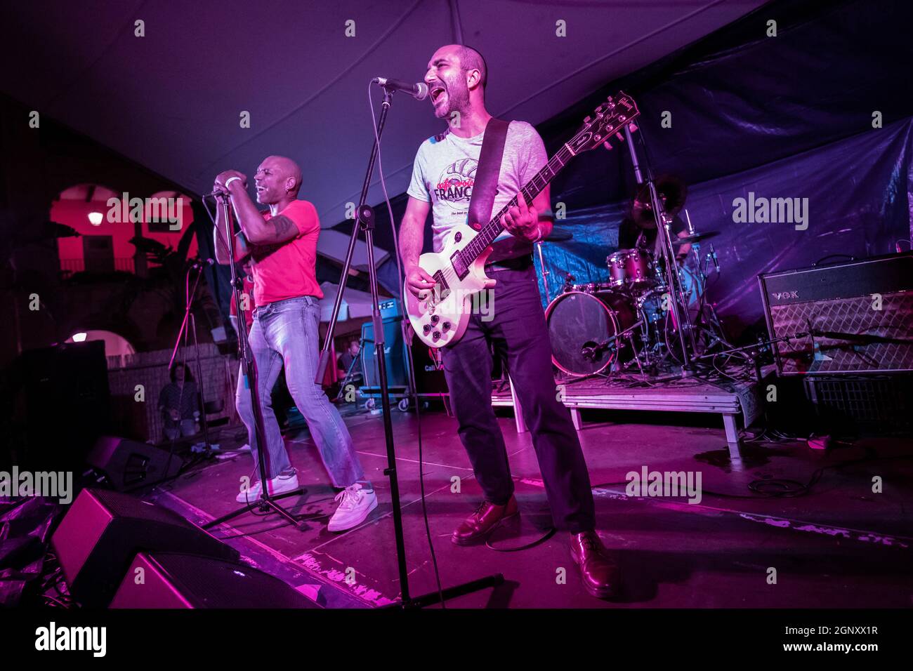 Barcelona, Spain. 2021.09.18. Giuda band concert at Gambeat Weekend ...