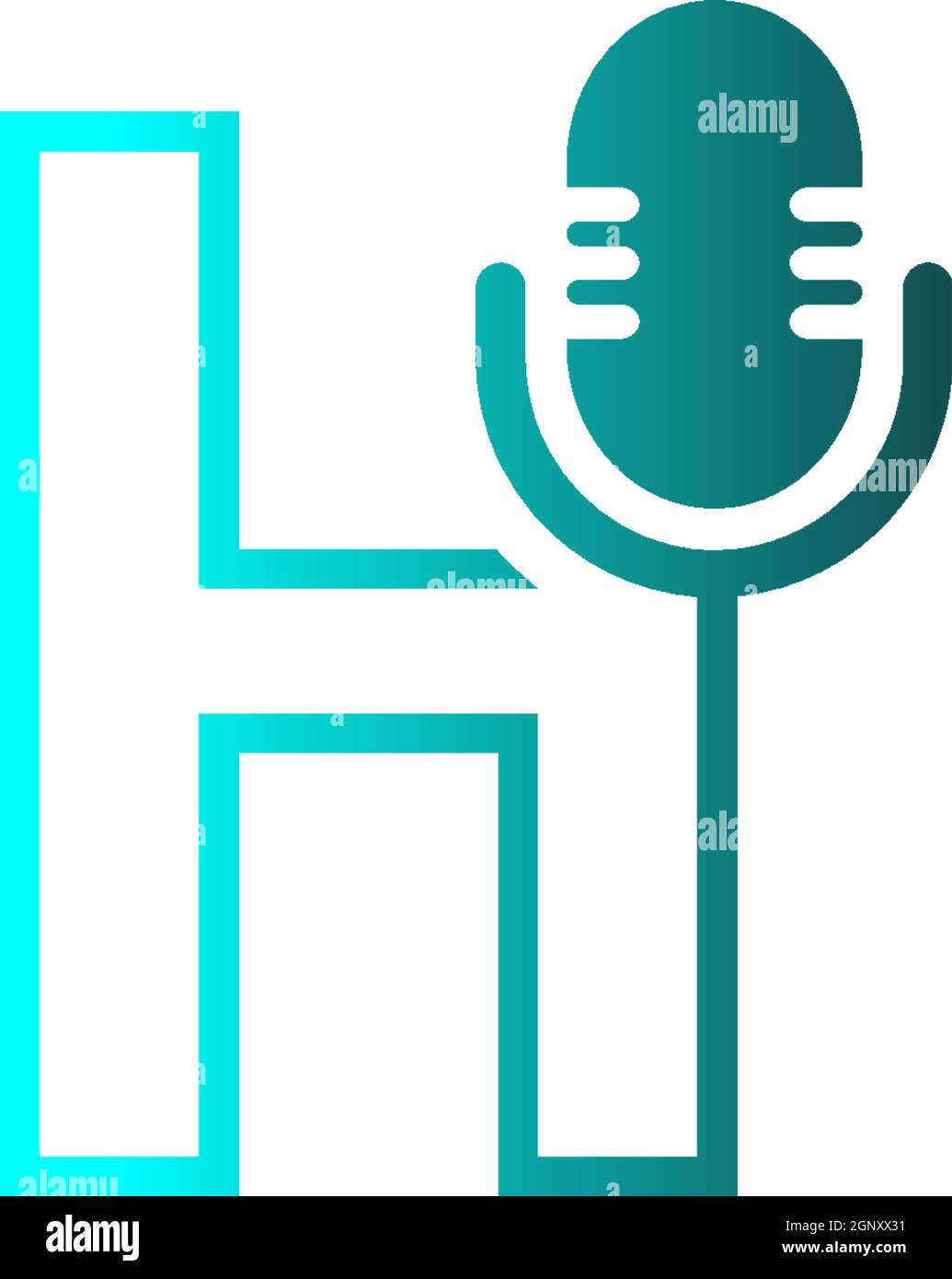 Mic logo vector hi-res stock photography and images - Alamy