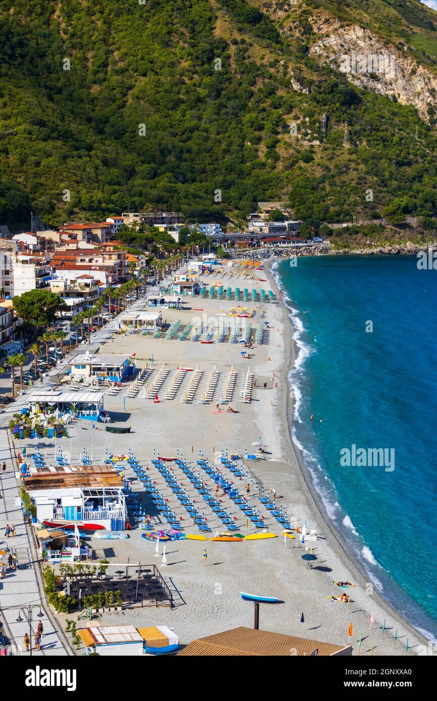 Beach in Ruffo di Scilla in Calabria region, Italy Stock Photo - Alamy