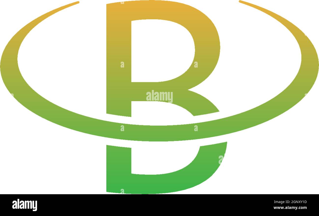 B Letter circle Logo, Concept Letter B + icon circle illustration Stock ...