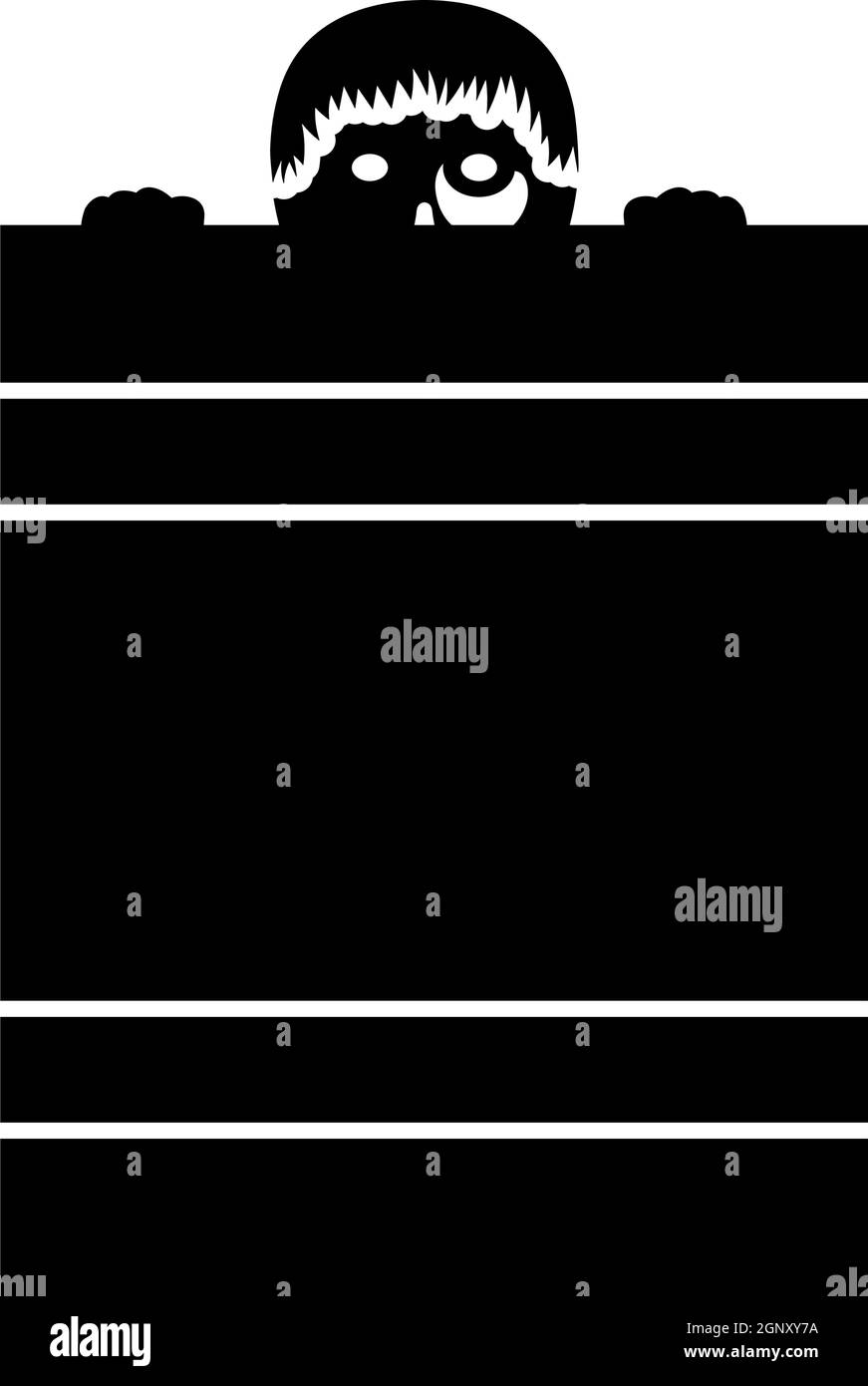View from the lock Stock Vector Images - Alamy