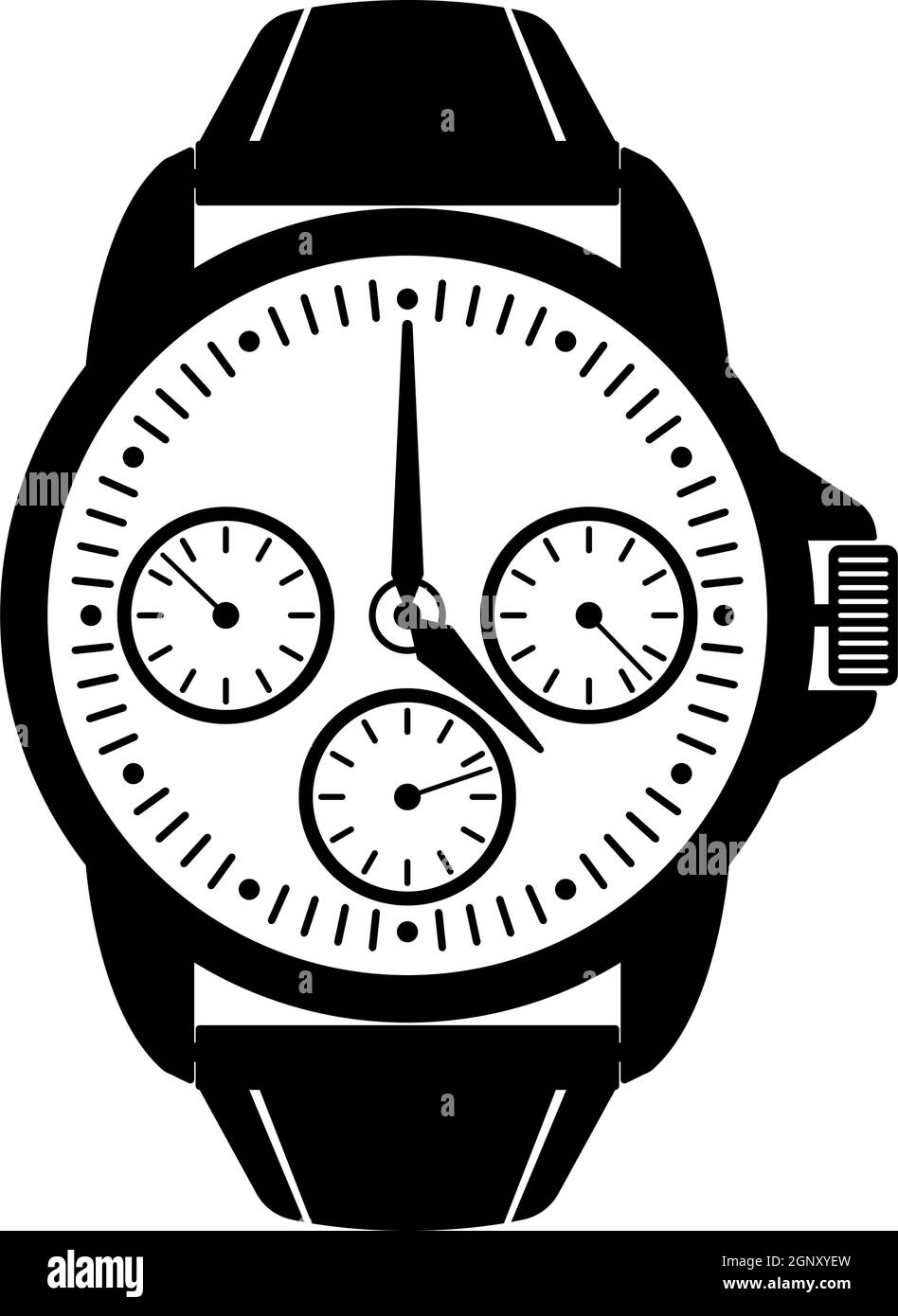 Business Watch Icon Stock Vector Image & Art - Alamy