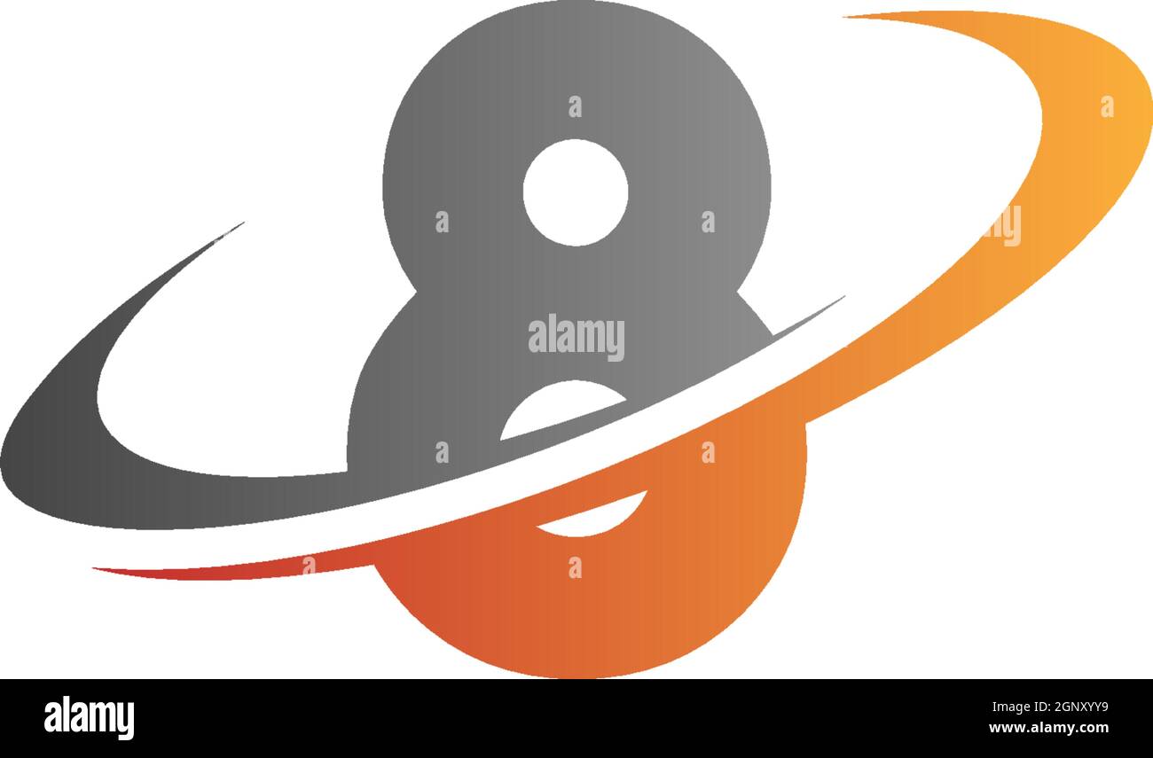 Number combine circle icon logo illustration Stock Vector Image & Art ...