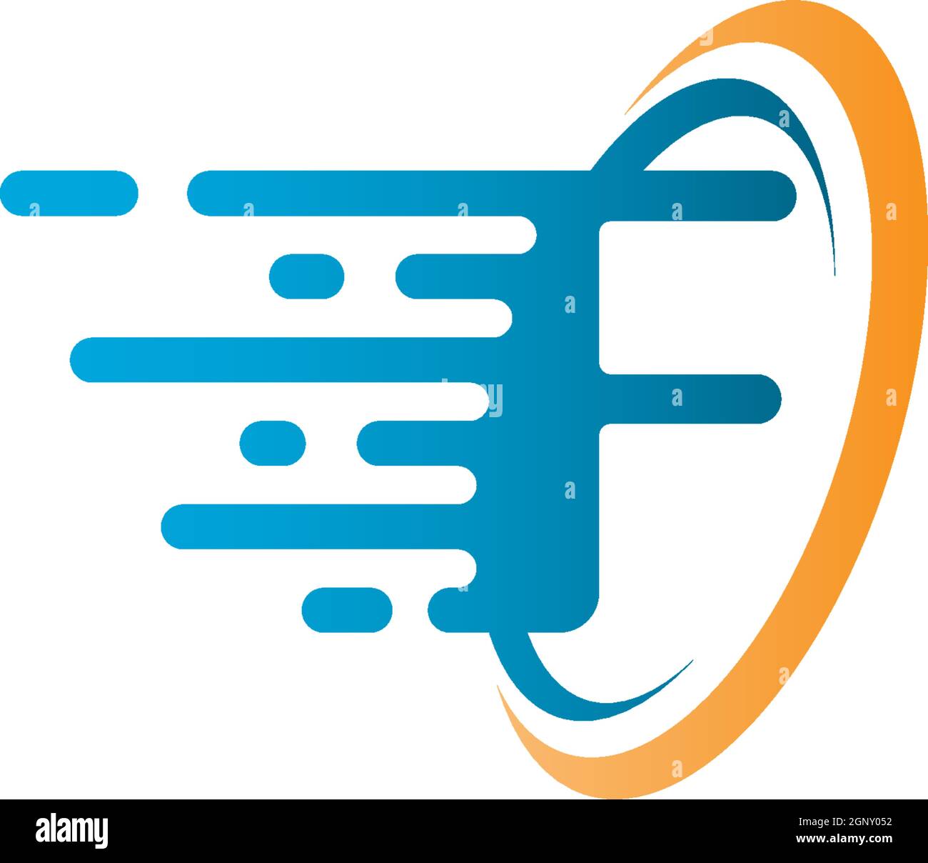 Letter f circle logo hi-res stock photography and images - Alamy