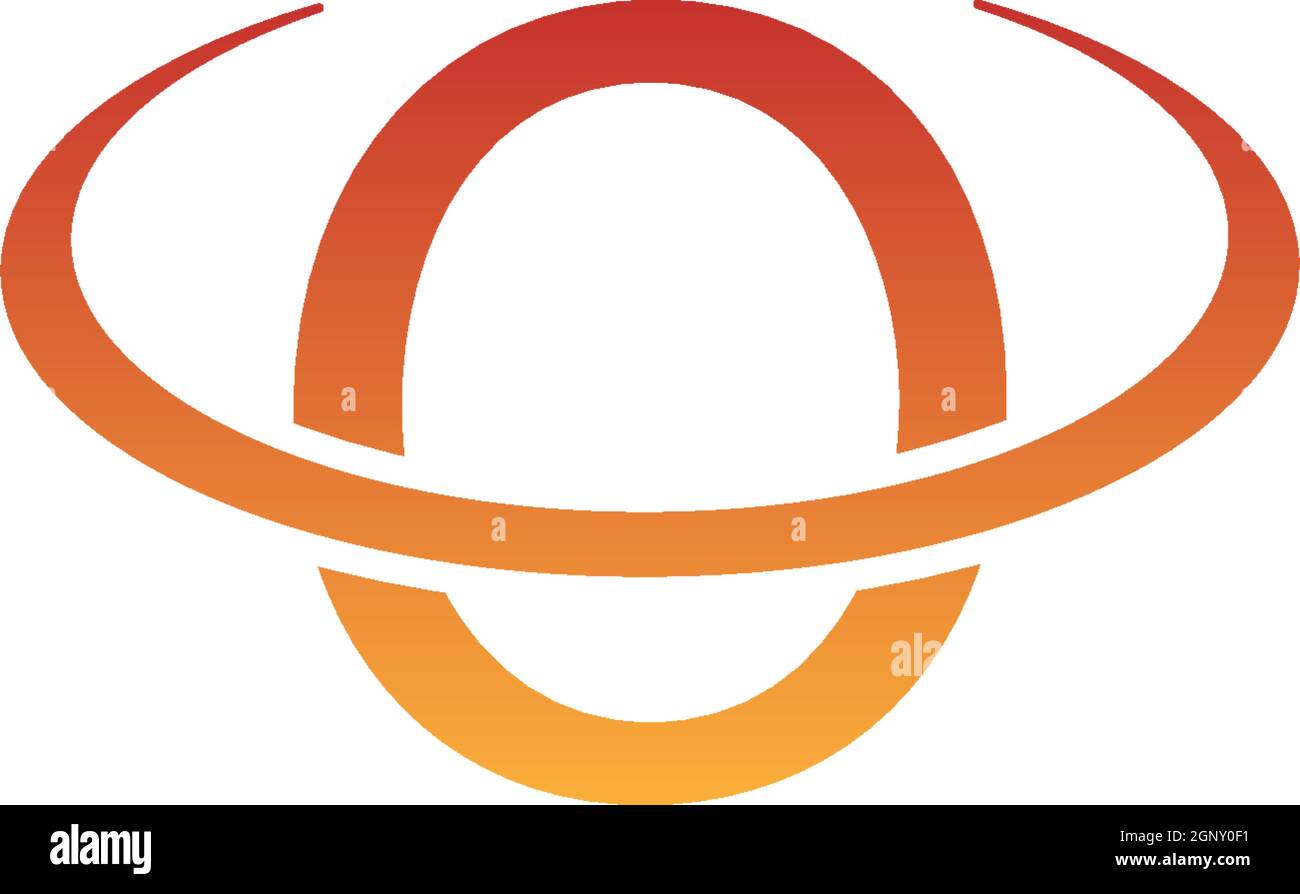 O Letter circle Logo, Concept Letter O + icon circle illustration Stock ...