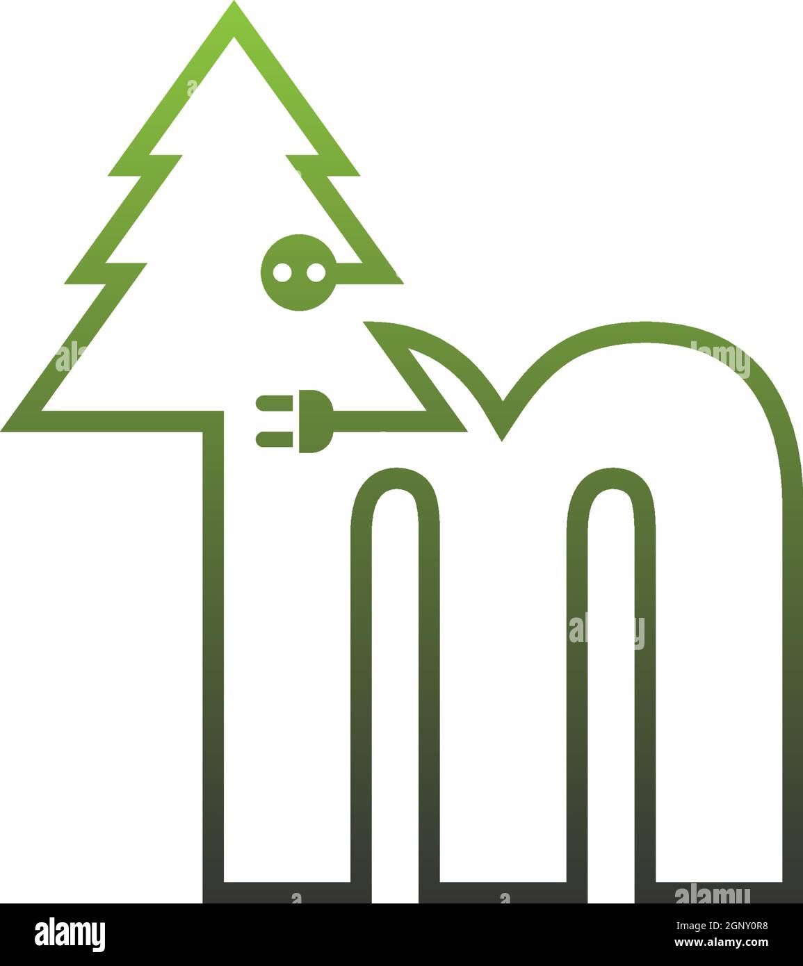 Letter tree Logo, Concept Letter + icon tree vector Stock Vector Image ...