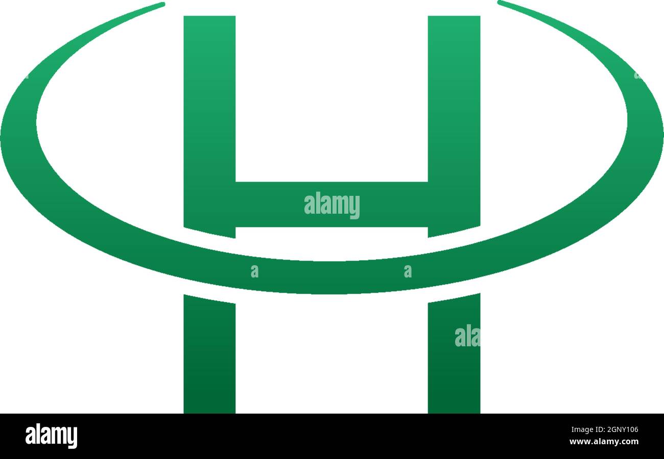 H Letter circle Logo, Concept Letter H + icon circle illuatration Stock ...