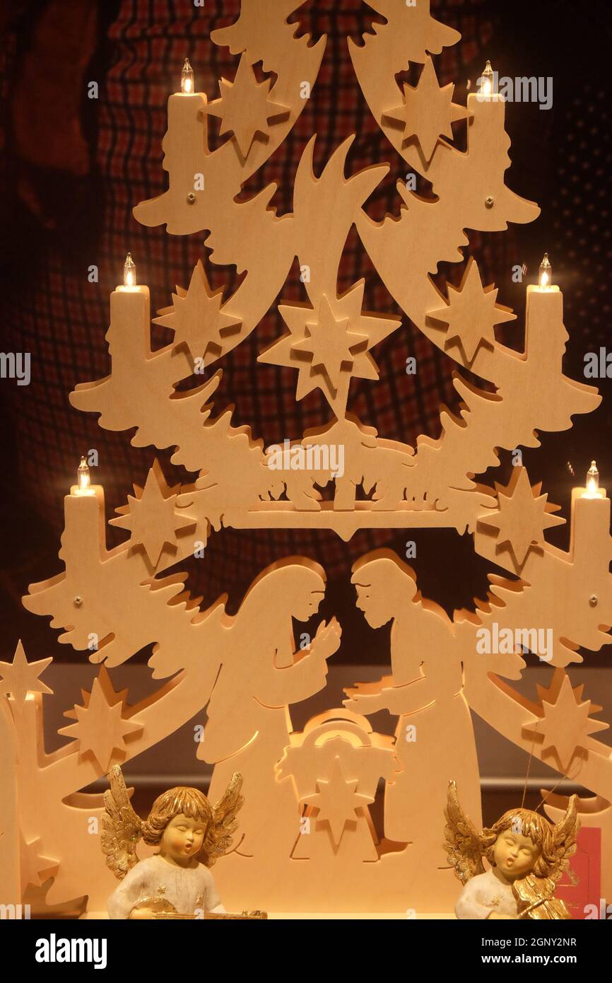 Nativity scene, creche or crib, is a depiction of the birth of Jesus ...