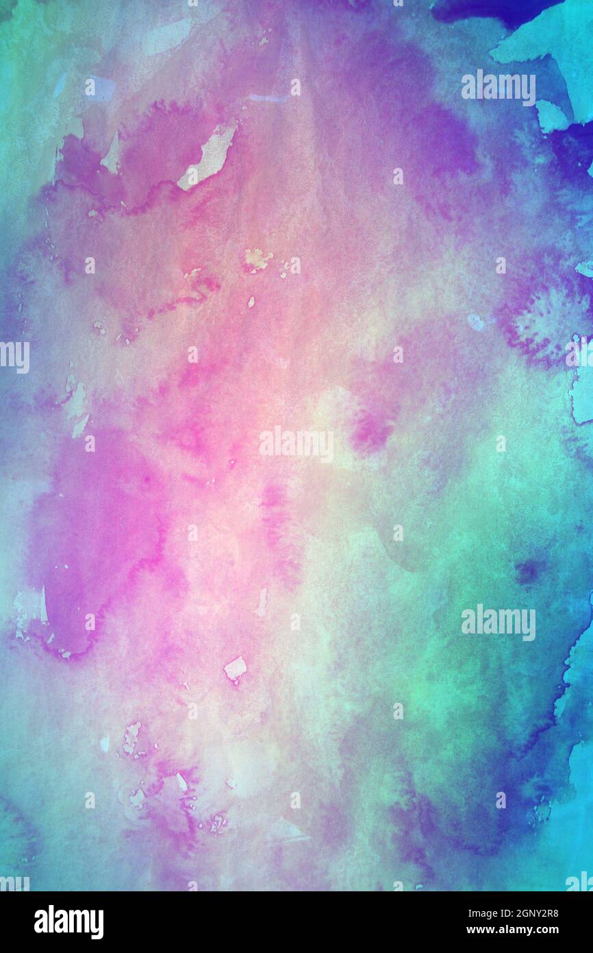 a Watercolor texture background very colorfull Stock Photo - Alamy