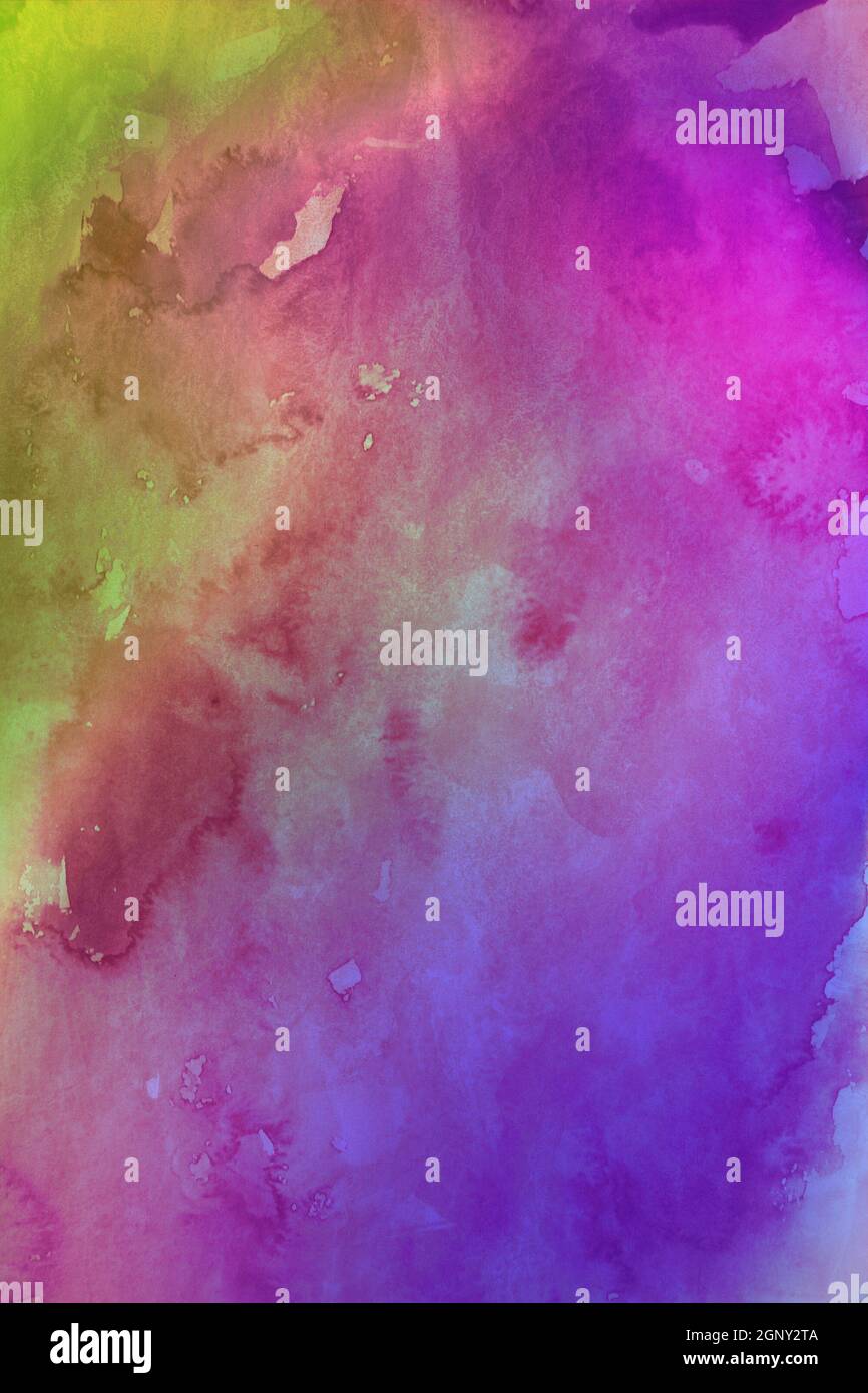 a Watercolor texture background very colorfull Stock Photo - Alamy