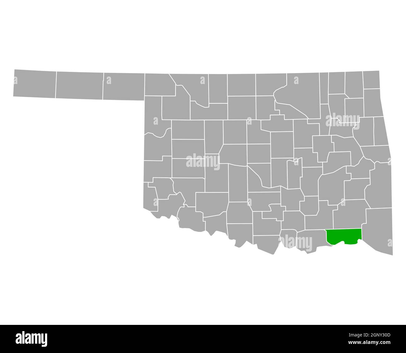 Choctaw county map hi-res stock photography and images - Alamy