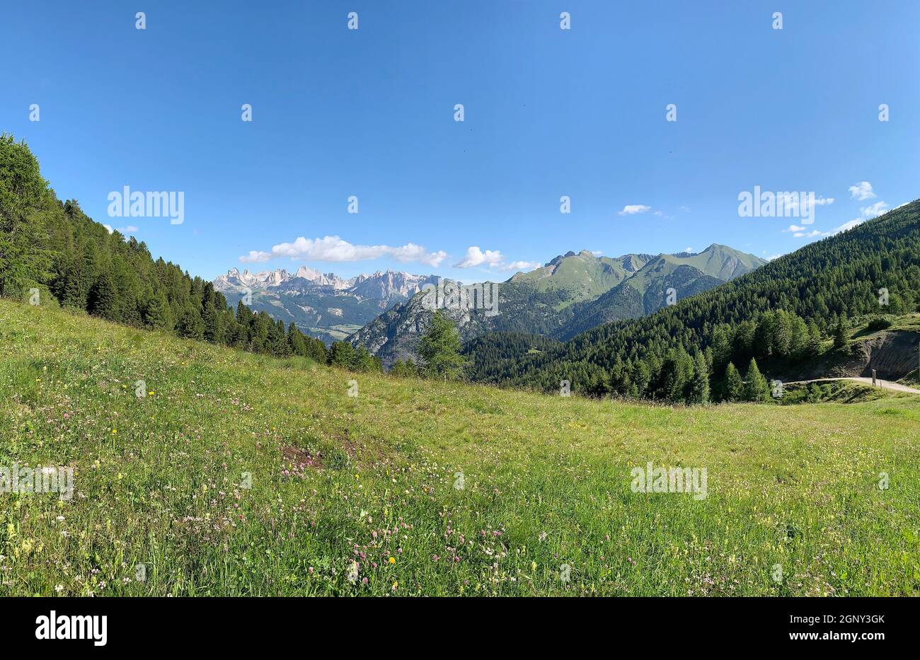 Dolomites landscape, the Dolomites are a mountain range in northeastern ...