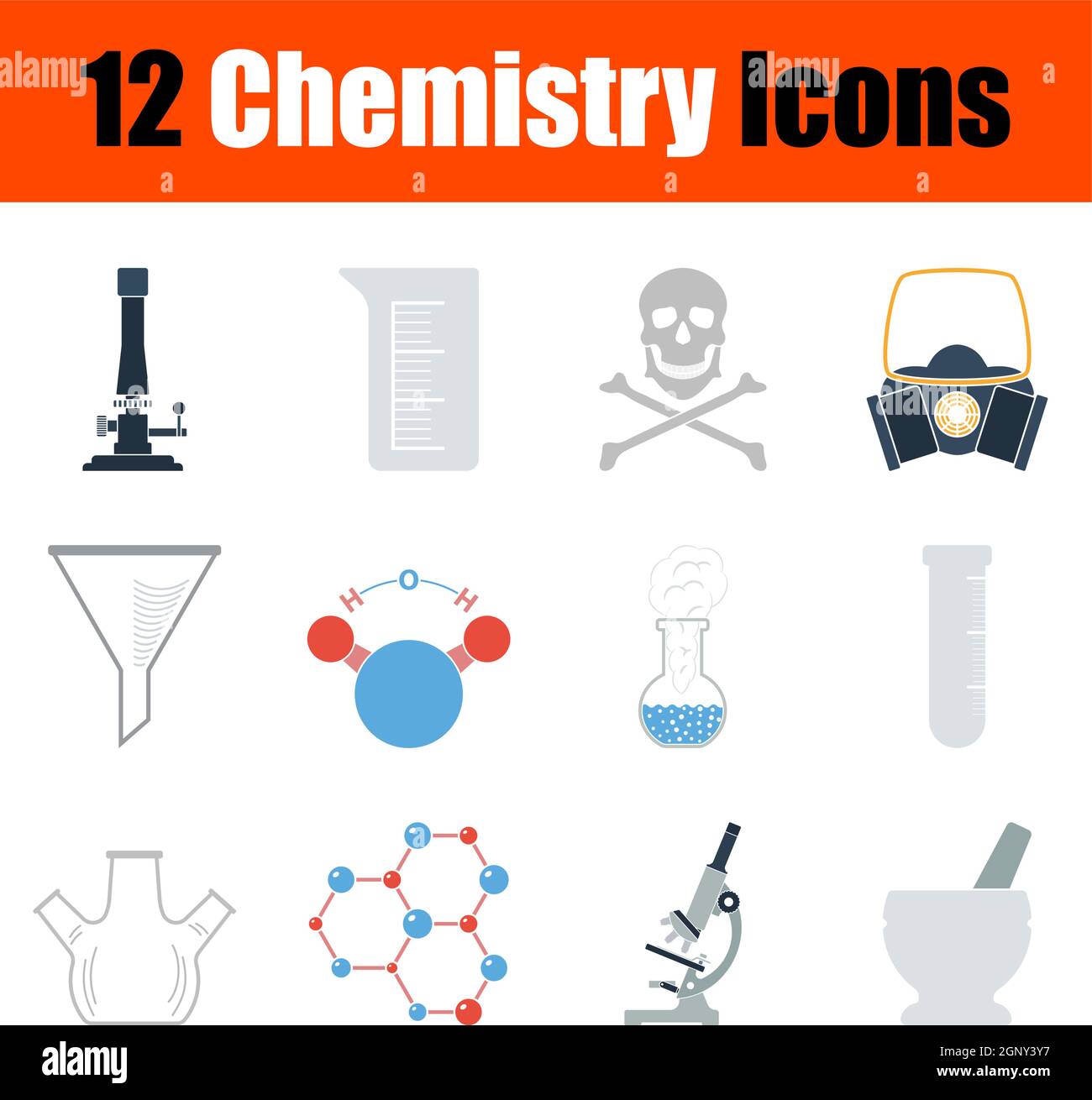 Chemistry set vector Stock Vector Images - Alamy