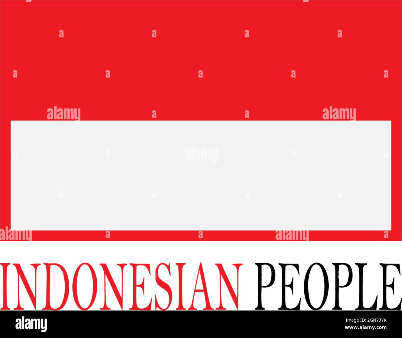 Made in Indonesia, Indonesian flag icon logo vector Stock Vector Image ...