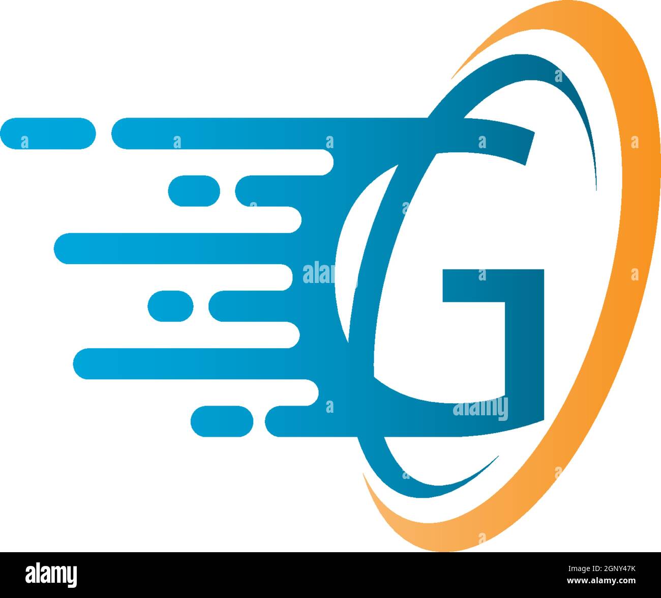 G Letter Speed circle Logo, Concept Letter G + Icon Speed + circle ...