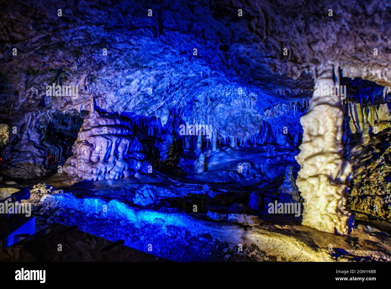 Hida large limestone cave hi-res stock photography and images - Alamy