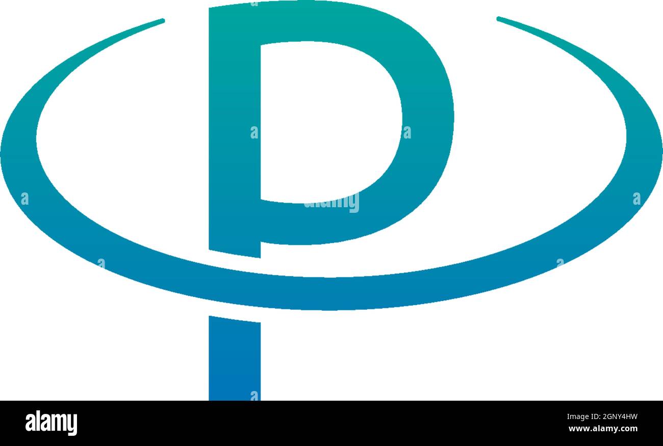 P Letter circle Logo, Concept Letter P + icon circle illustration Stock ...