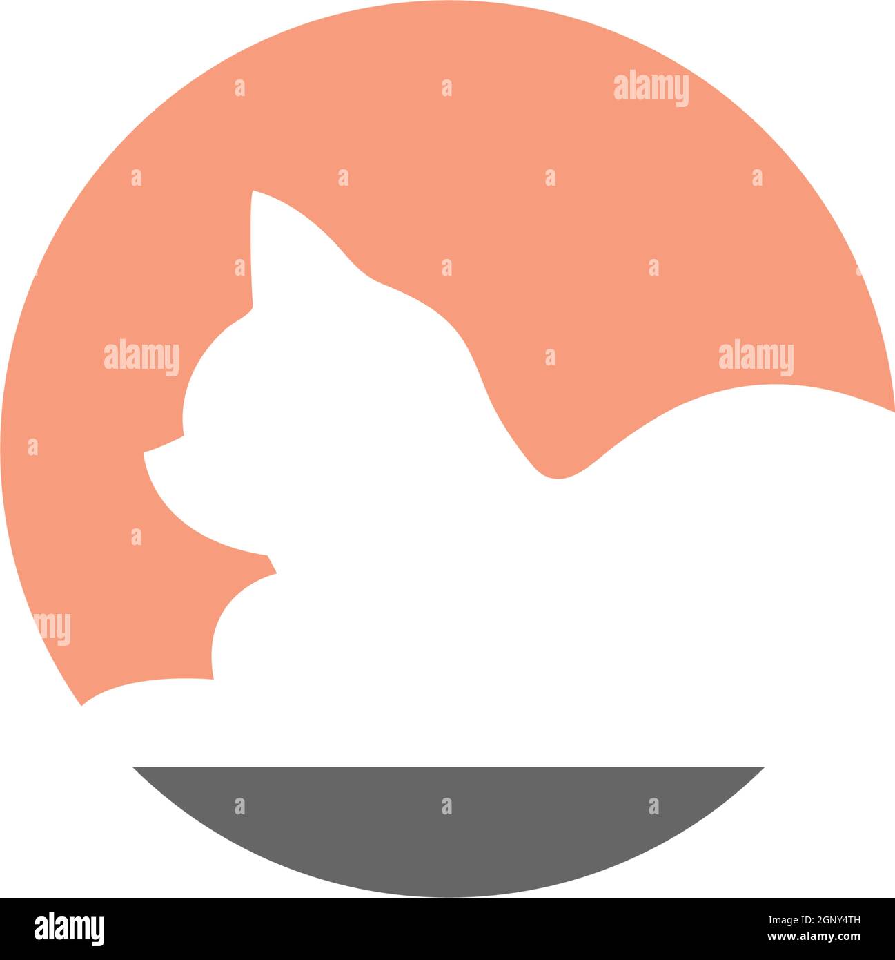 Cat icon logo design illustration vector Stock Vector Image & Art - Alamy