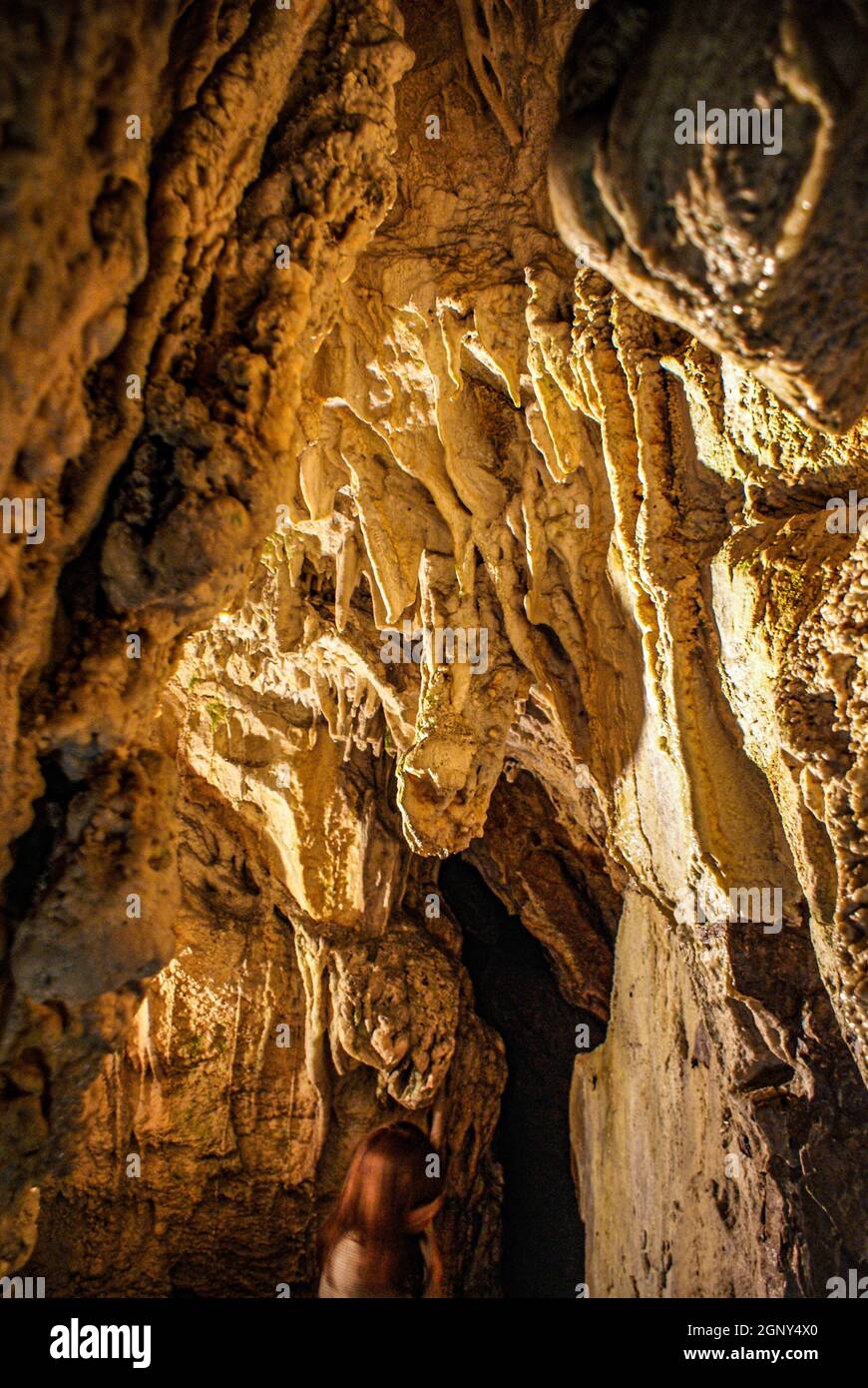 Hida large limestone cave hi-res stock photography and images - Alamy