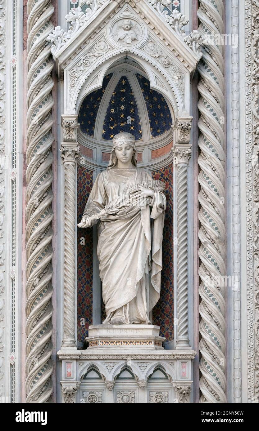 Saint Reparata, Portal of Cattedrale di Santa Maria del Fiore ...
