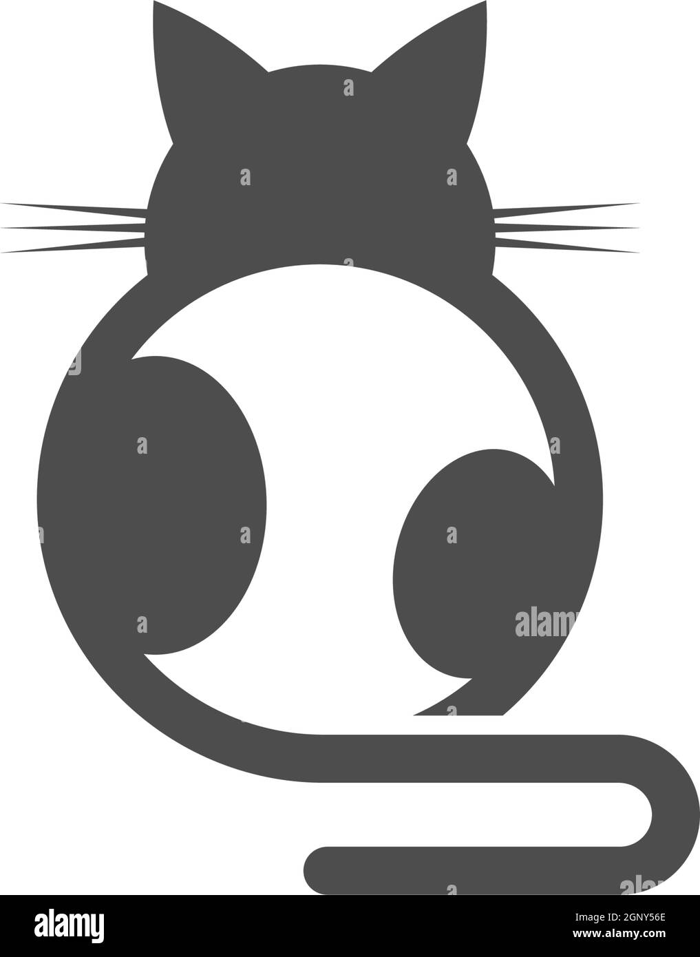 Cat icon logo design illustration vector Stock Vector Image & Art - Alamy