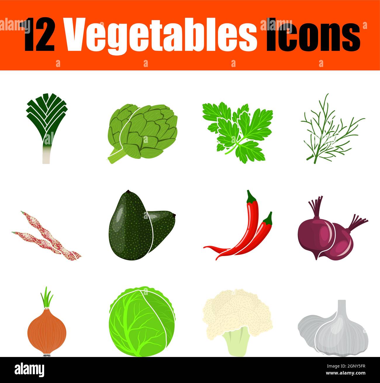 Chili vegetables design Stock Vector Images - Alamy