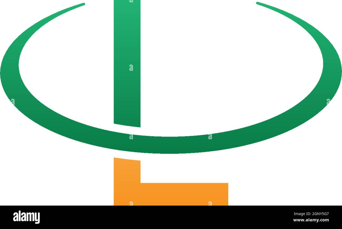 L Letter circle Logo, Concept Letter L + icon circle illustration Stock ...