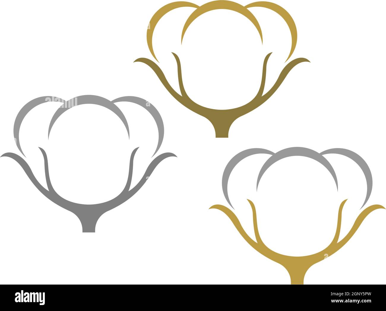 Cotton logo icon illustration vector design Stock Vector Image & Art ...