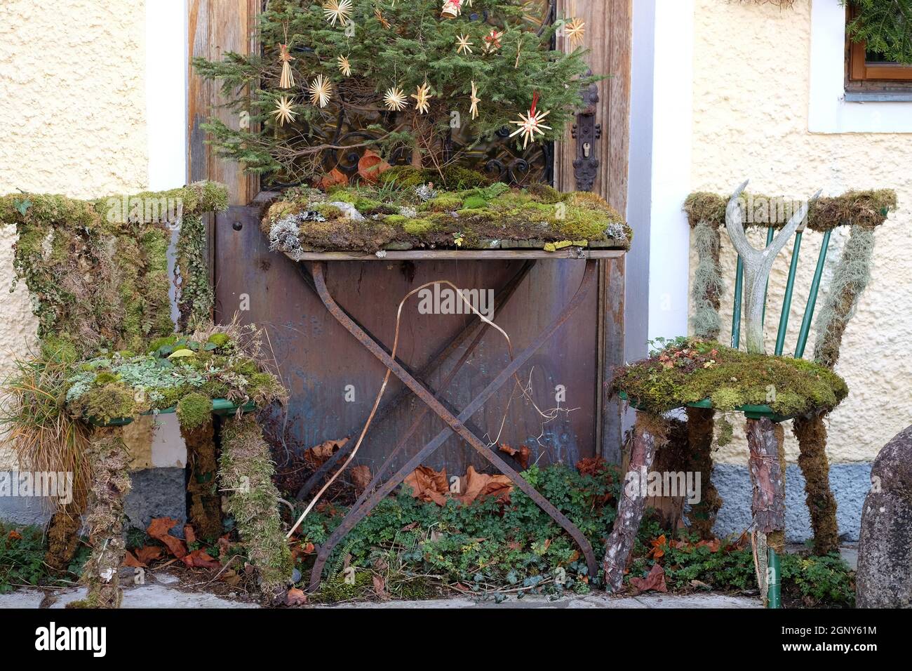 Rural Christmas in Hallstatt, Austria Stock Photo - Alamy