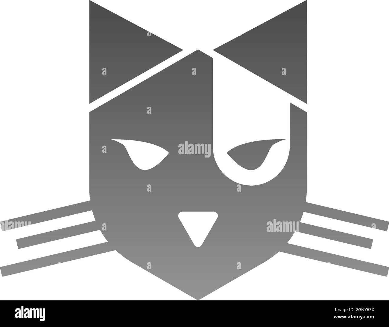 Cat icon logo design illustration vector Stock Vector Image & Art - Alamy