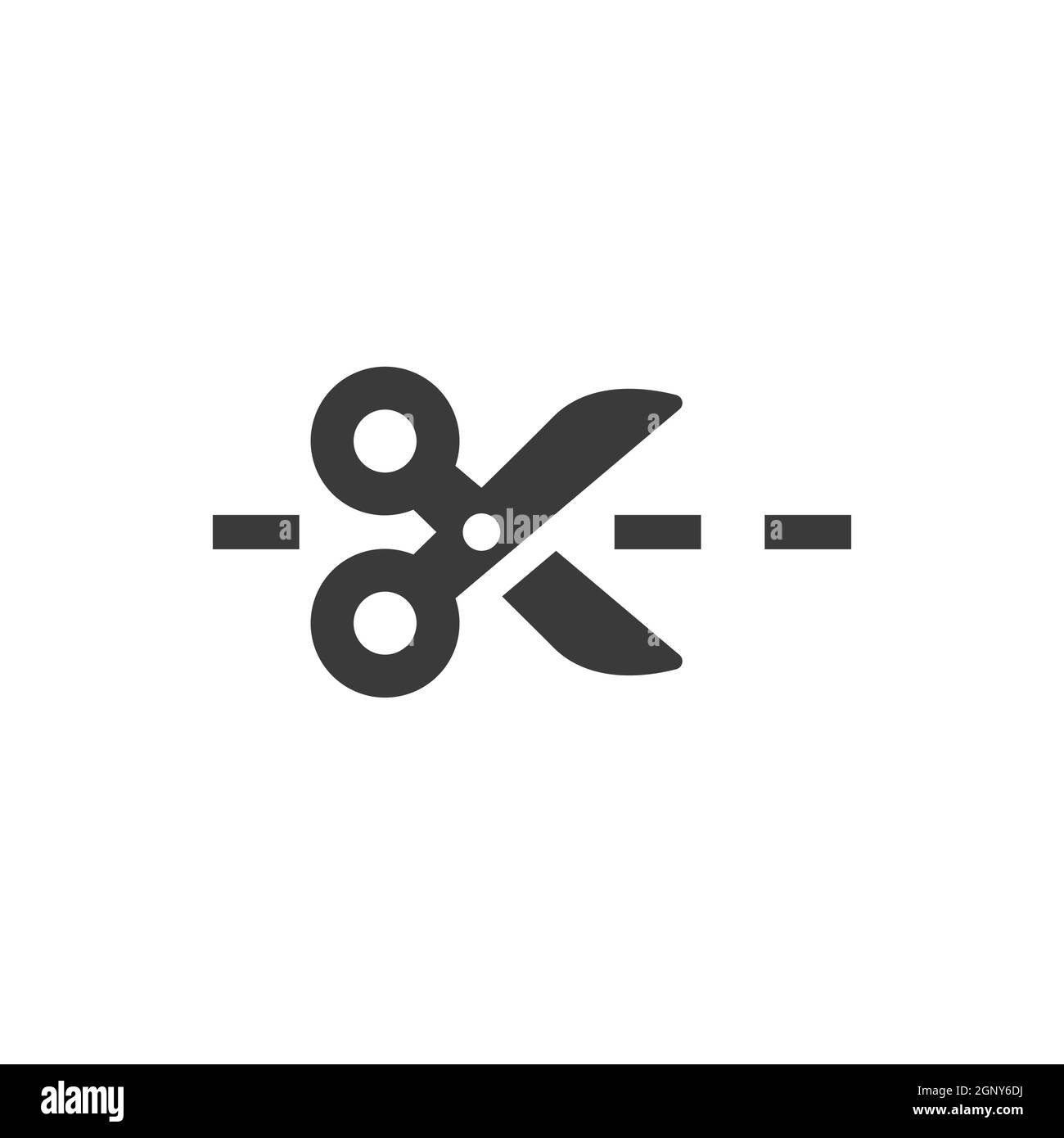 Scissors vector symbol hi-res stock photography and images - Alamy