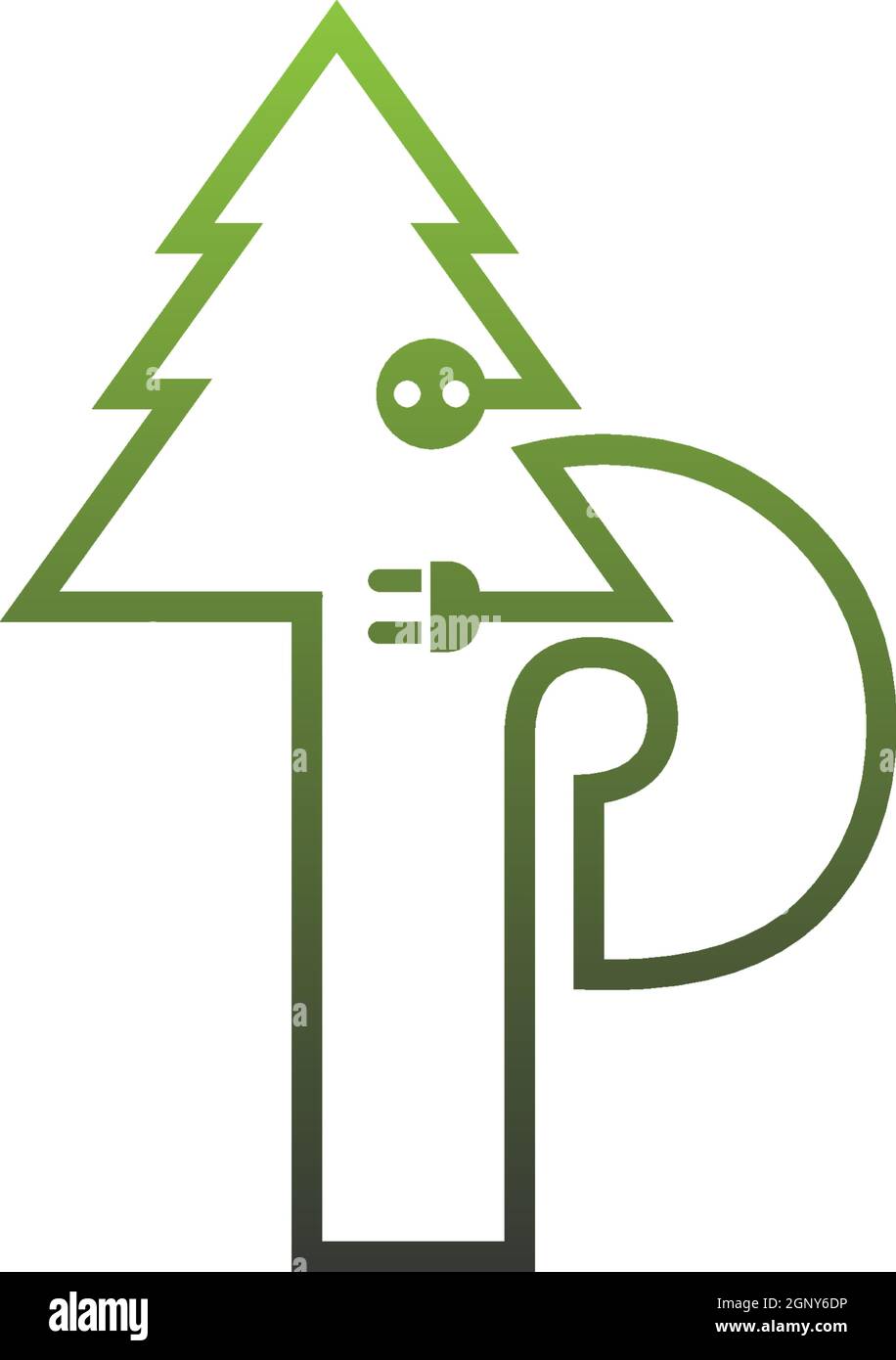 Letter tree Logo, Concept Letter + icon tree vector Stock Vector Image ...