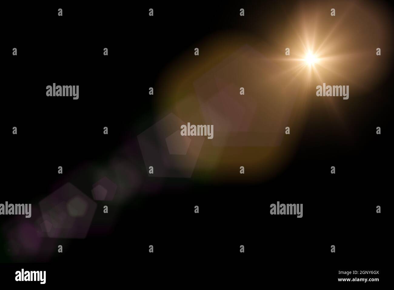 a overlay Lens flares with flash lights Stock Photo - Alamy