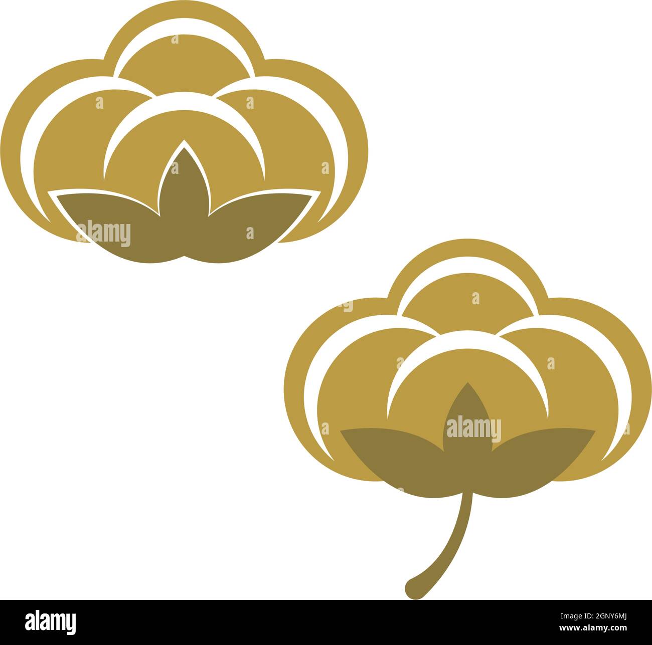 Cotton logo icon illustration vector design Stock Vector Image & Art ...