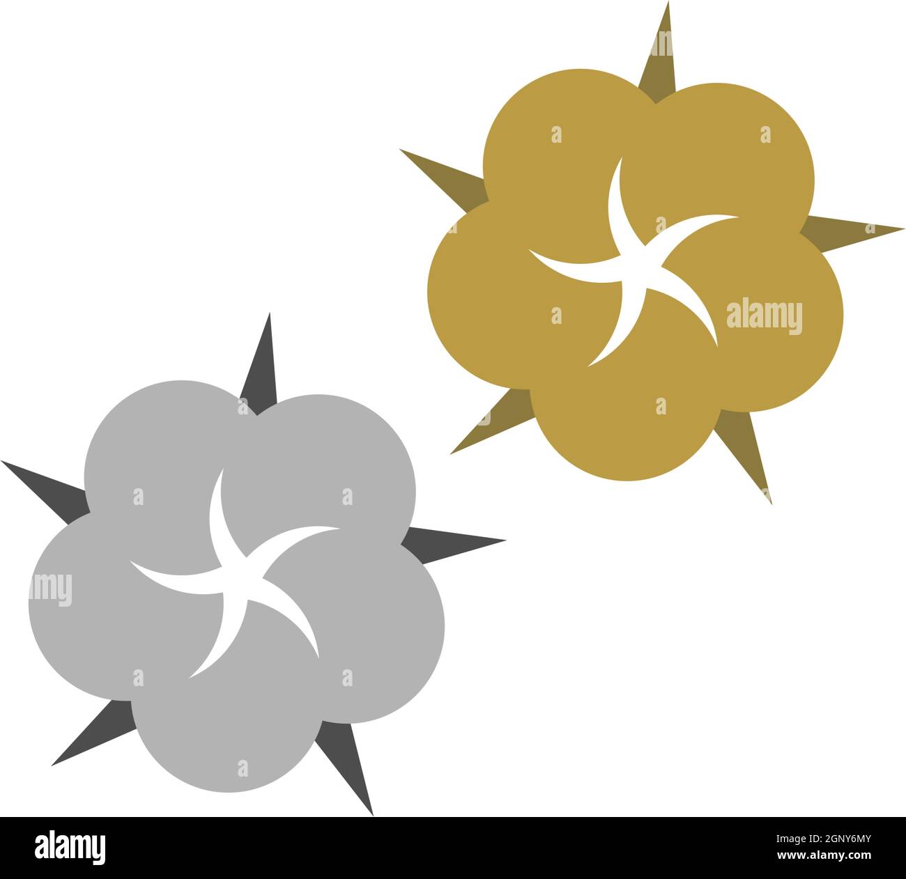 Cotton logo icon illustration vector design Stock Vector Image & Art ...