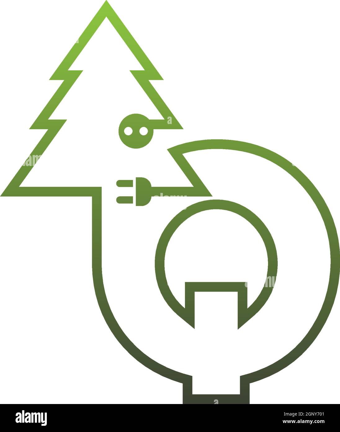 Letter tree Logo, Concept Letter + icon tree vector Stock Vector Image ...