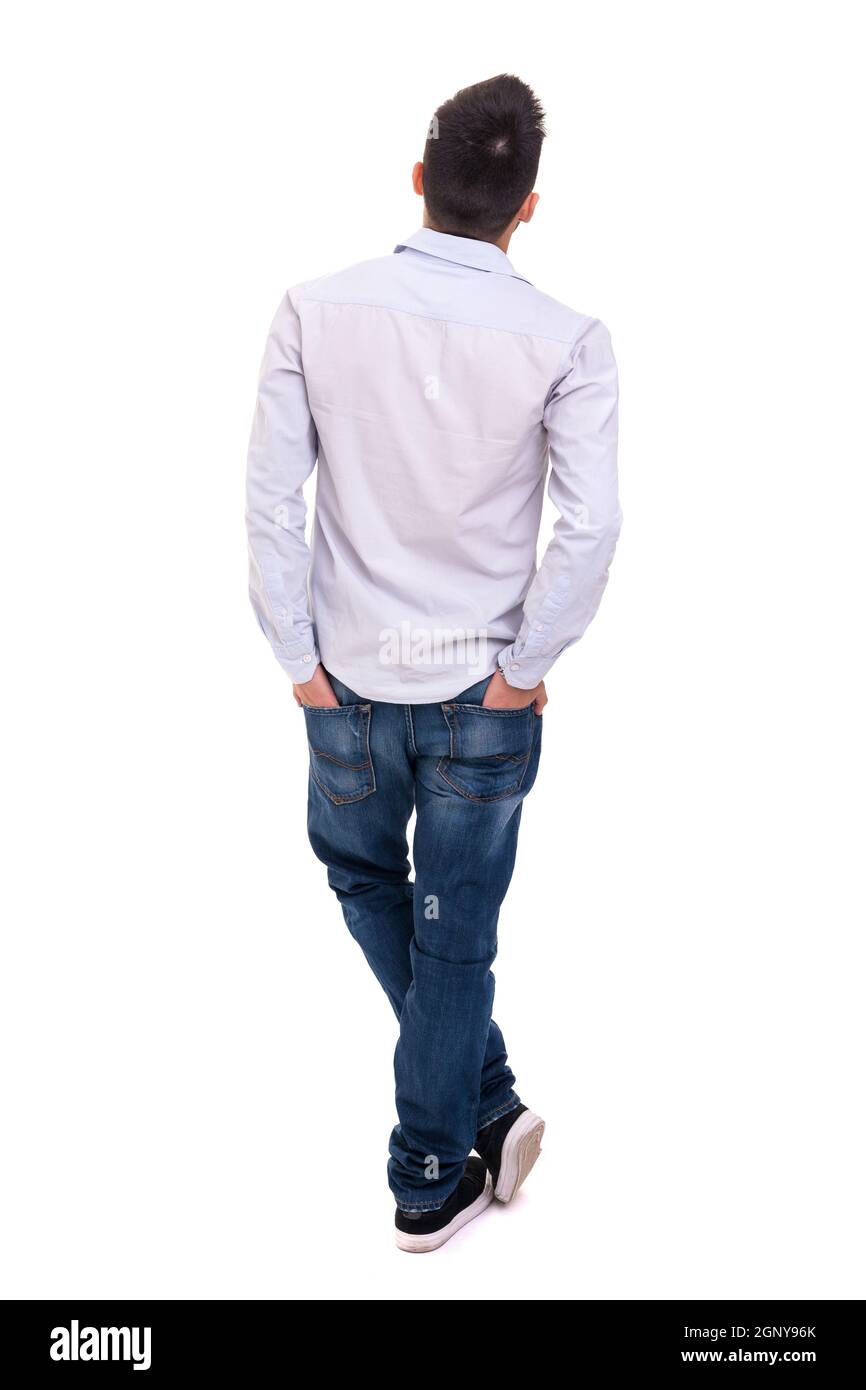 Head Turned Looking Back Male High Resolution Stock Photography and ...