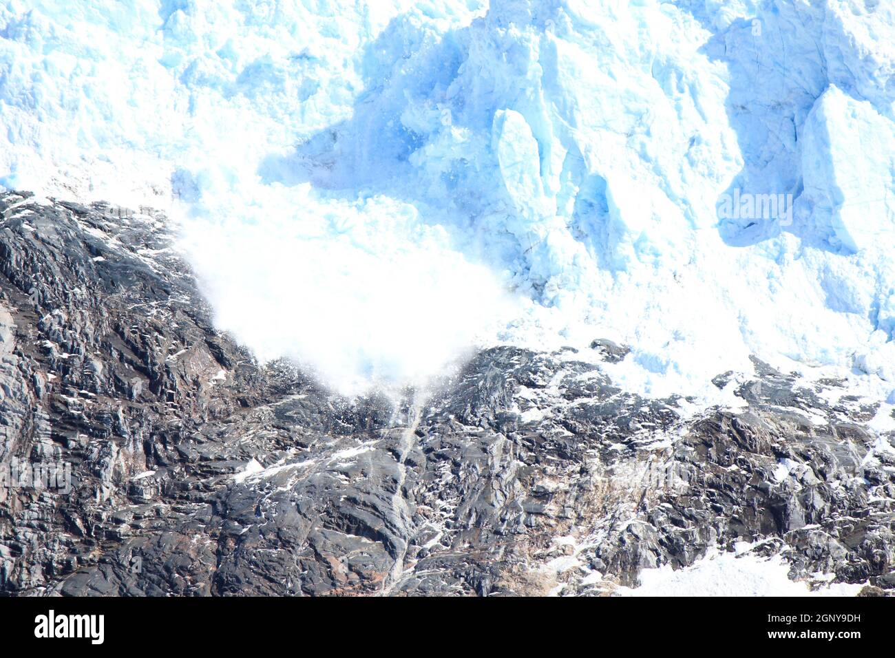 Glacier tongue of overwhelming Eqip Sermia, Greenland Stock Photo - Alamy