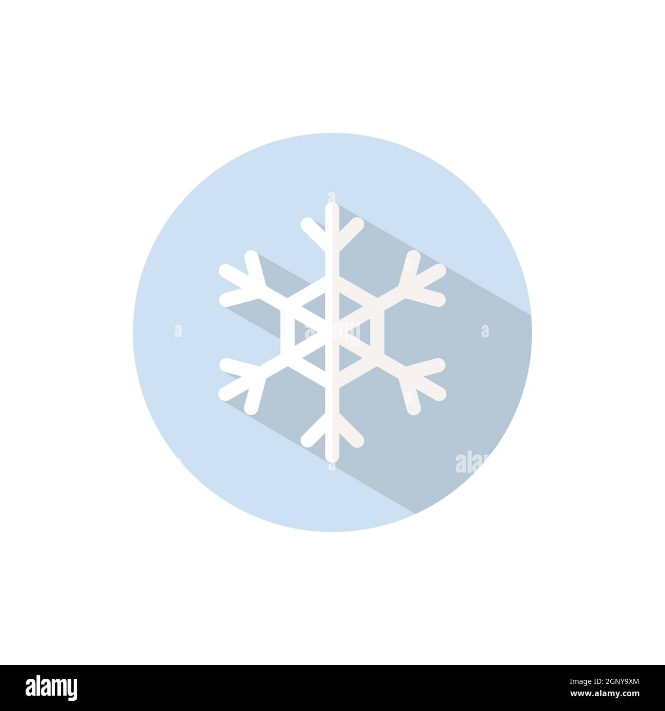 Snowflake circle hi-res stock photography and images - Alamy
