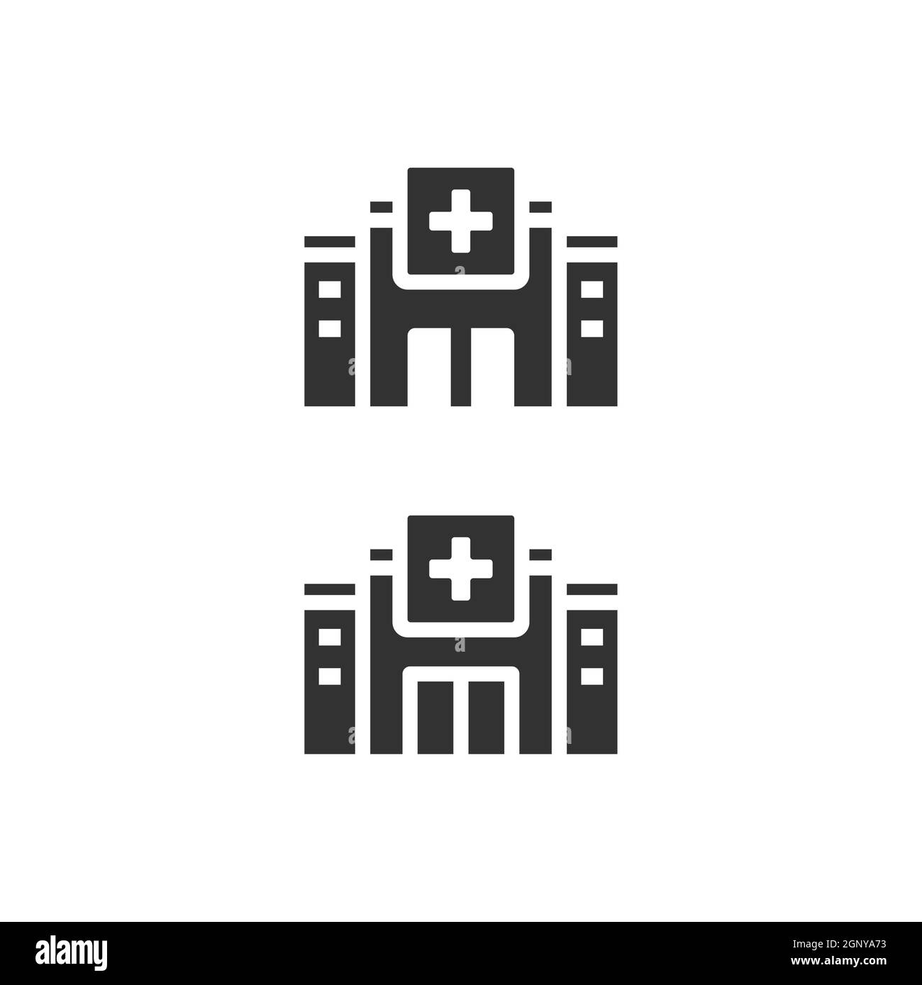 Hospital building Black and White Stock Photos & Images - Alamy