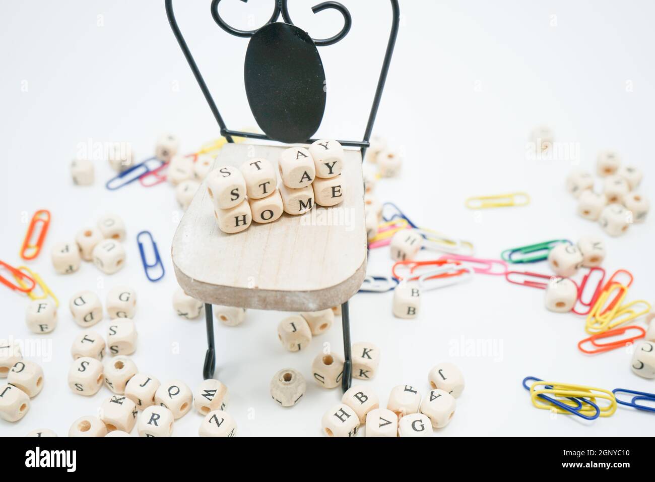 Stay home of the tree of (STAY HOME) block. Shooting Location: Yokohama ...