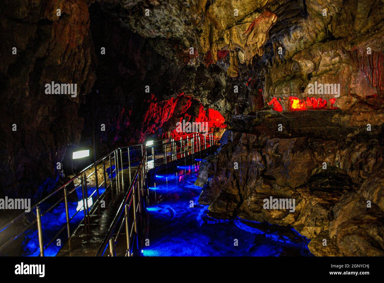 Hida large limestone cave hi-res stock photography and images - Alamy